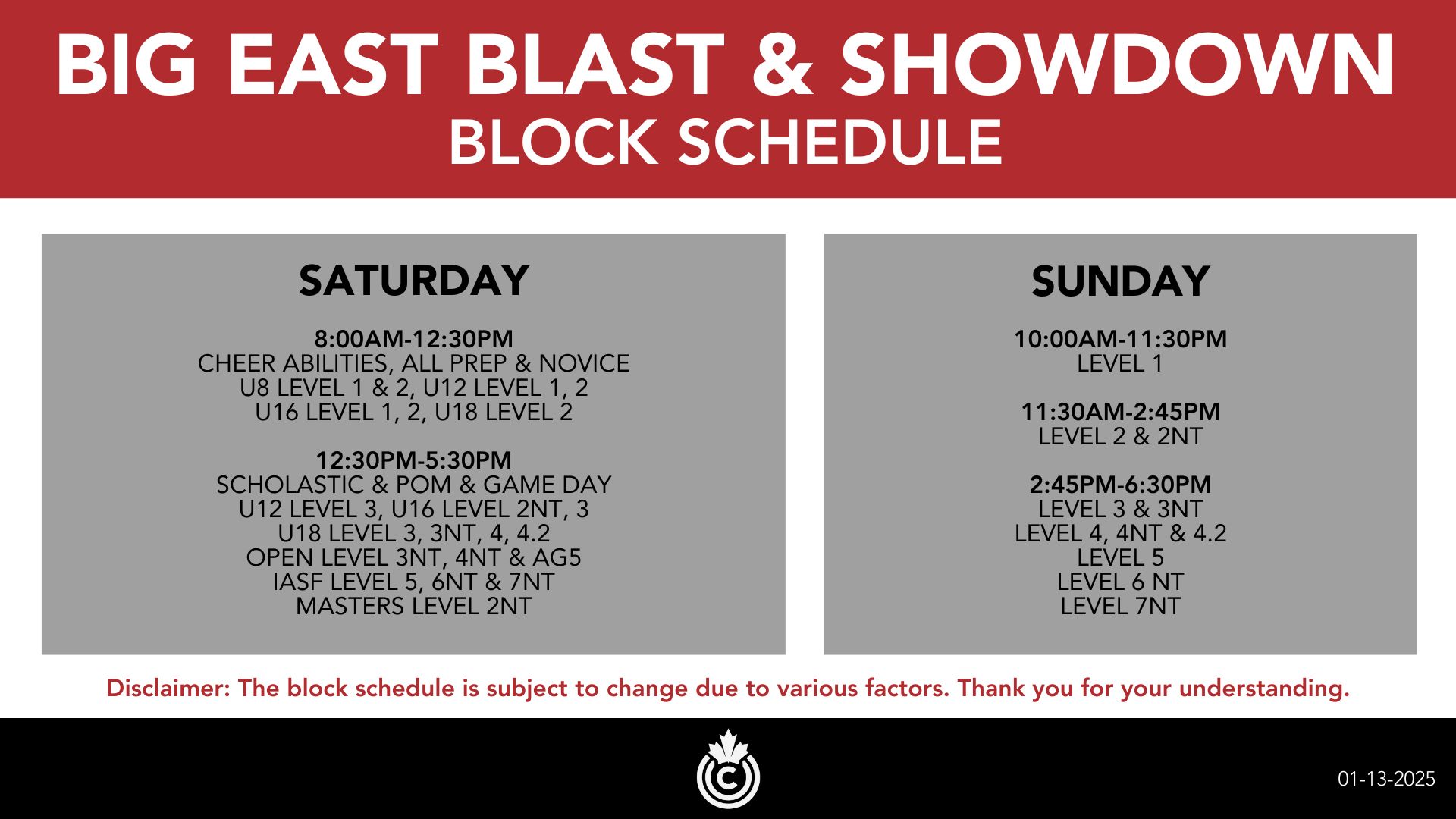 Big East Blast | Canadian Cheer